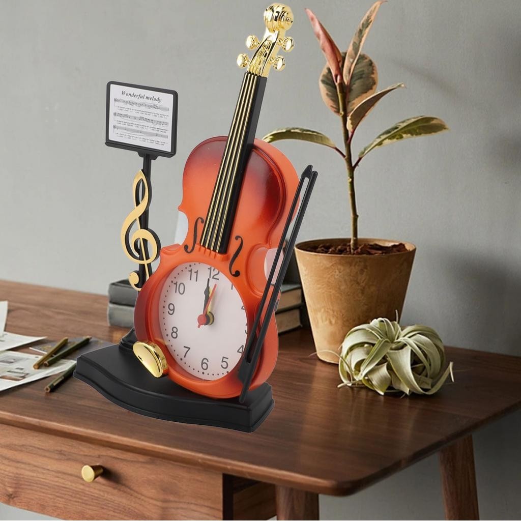 Dsubuy Instrument Alarm Clock Vintage Desk Stable Base Bright Colors ...