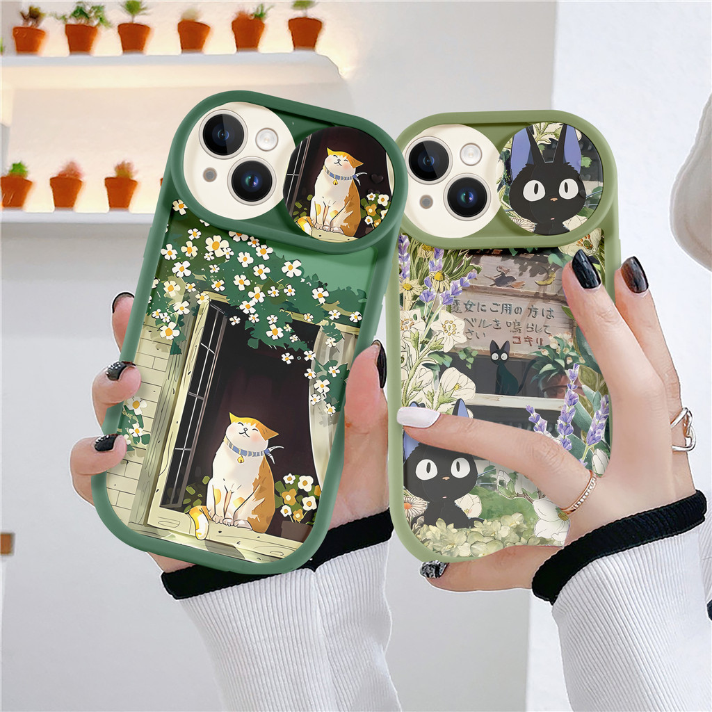 Circular Sliding Cover Case for iPhone 16 Pro MAX 15 14 XR 13 12 11 Pro ...