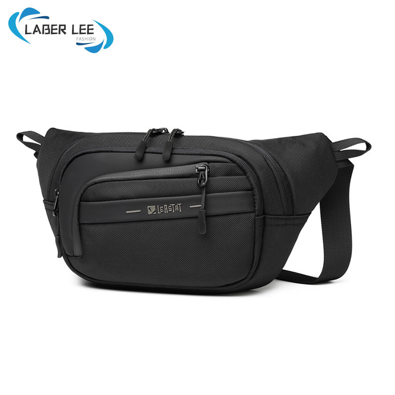 LABER LEE Waist Bag Men LEASTAT Crossbody Bags Waterproof Oxford Pouch ...