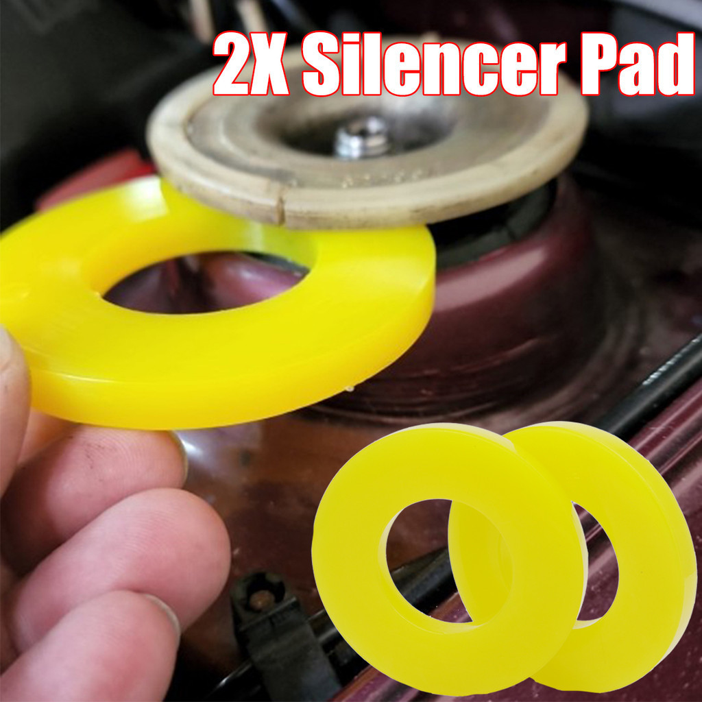 Silencer Pad Rubber Bushing Dampers Universal Front Strut Tower Mount ...