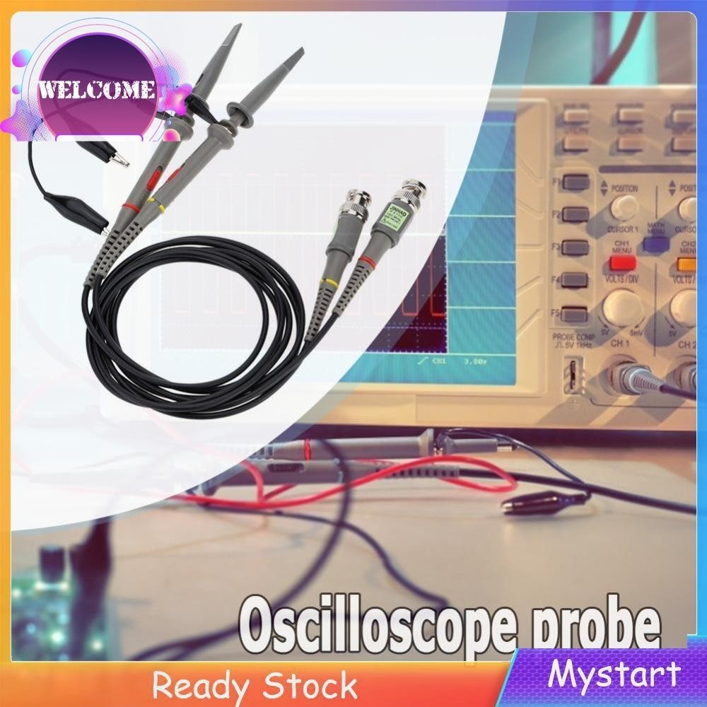 2pcs BNC Oscilloscope Probe Kit P6100 100MHz 1X 10X Precision Scope ...