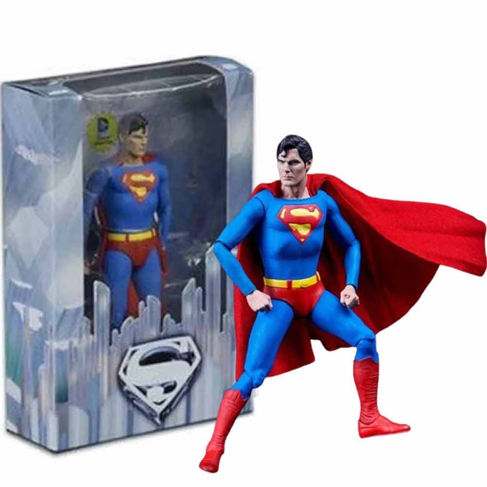 7”NECA 1978 Superman Christopher Reeve Version Action Figure DC Comics ...
