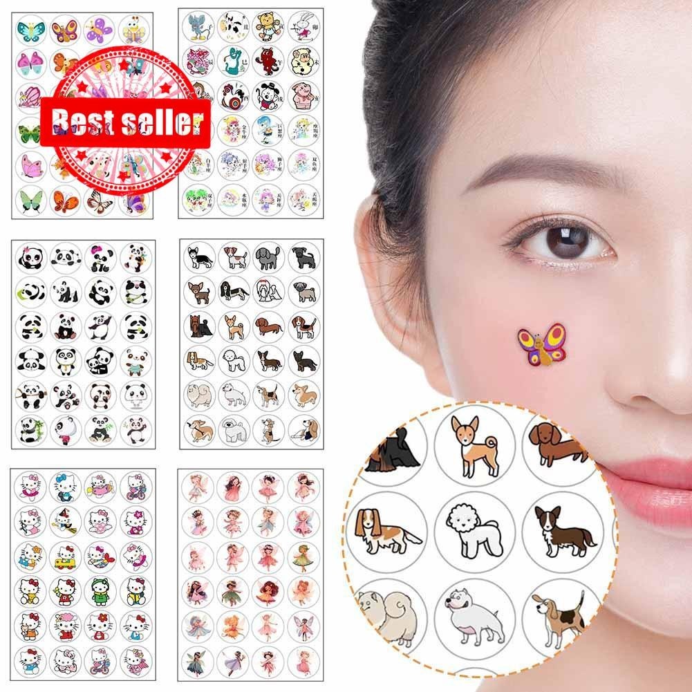 Halimunan Acne Patches Butterfly Color Design 24 Pieces | Shopee ...