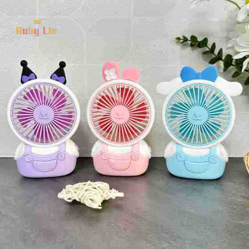 Ruby Lin 1PC Creative Girl Gifts Kawaii Sanrio Electric Fan Cute Kuromi ...