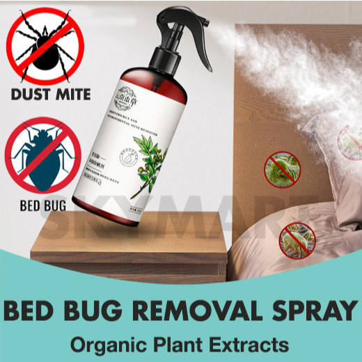 Mite Spray Bed Bug Killer Dust Mite Remove Spray Non-toxic Natural ...