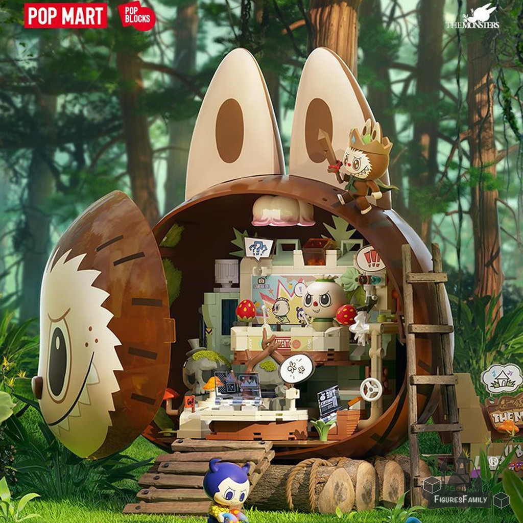 [Genuine] POPMART LABUBU THEMONSTERS Forest Secret Base Series POP ...