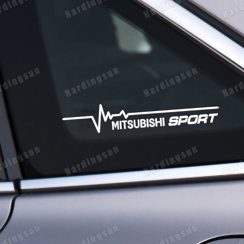 2Pcs Car Reflective Side Window M Performance Sticker Windshield Decal ...