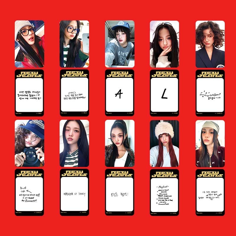 5-10pcs NJ Supernatural Bubble Gum How Sweet Lomo Cards X line friends ...