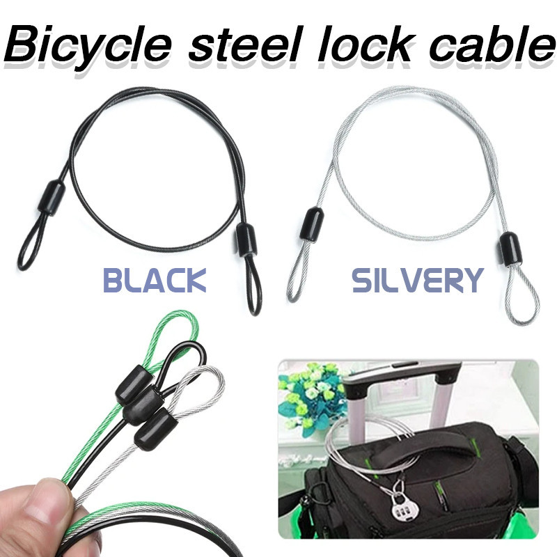 Wire Rope Line Security Cable Lock Stainless Steel Bicycle Anti-theft ...