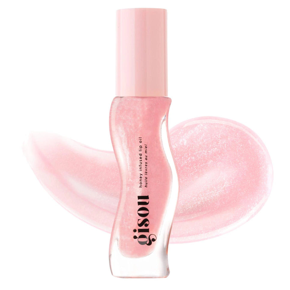 Gisou Honey Infused Hydrating Lip Oil Watermelon Sugar - Clear Pink ...