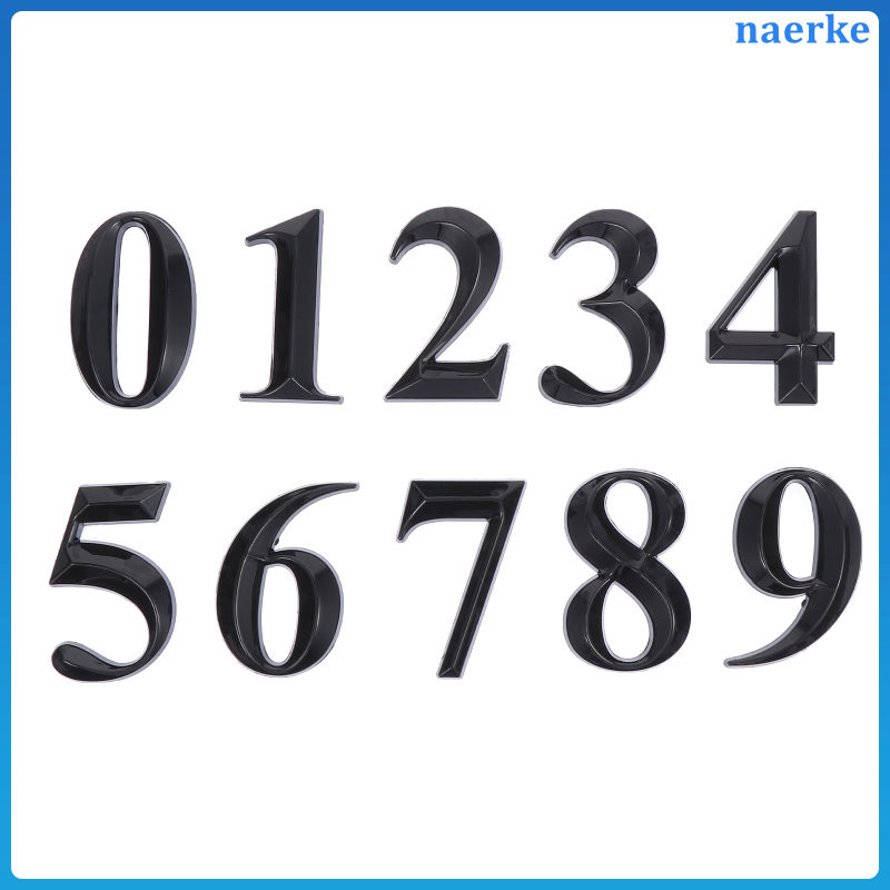 Address Number Stickers House Room Gate Mailboxes for Outdoor Decals ...