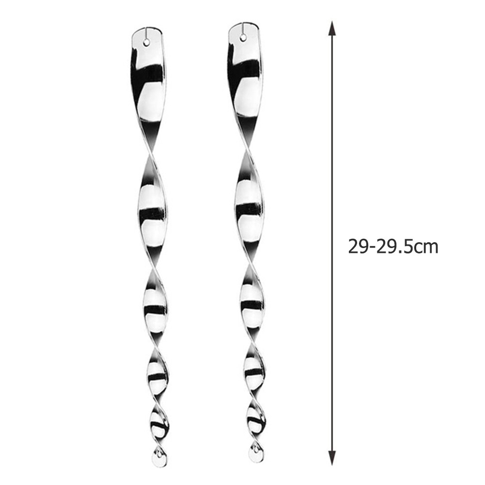 12x Bird Repellent Rotating Rod Reflective Spiral Deterrent Control ...