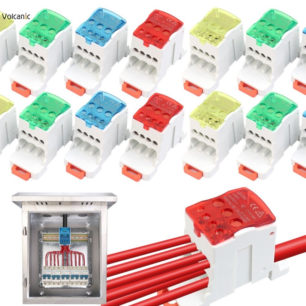 UKK80A Single-pole Splitter Box Large Current One into Multiple Branch ...