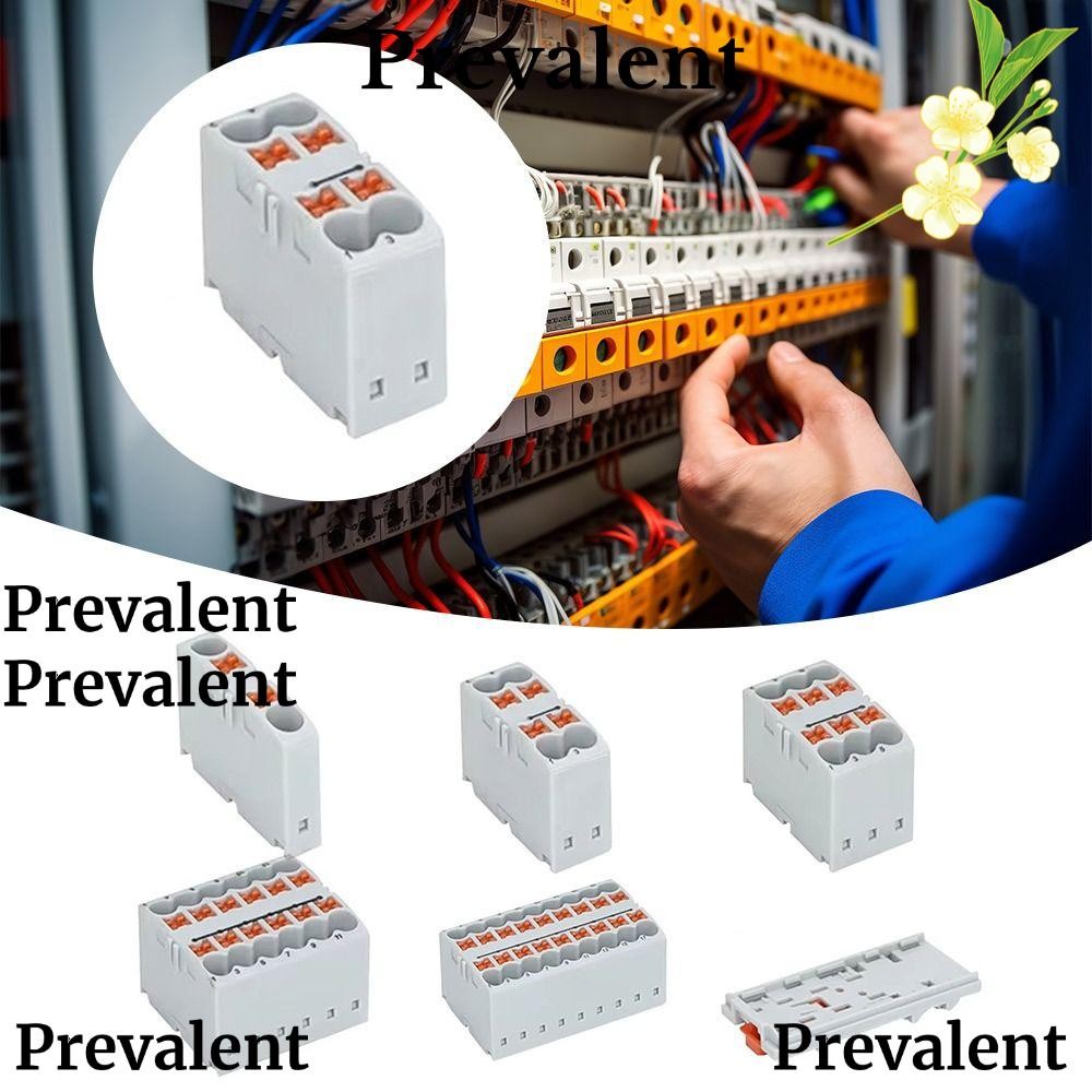 PREVA Block Connector, 2/4/6/12/18 Connection PTFIX 2.5mm² Push-in ...