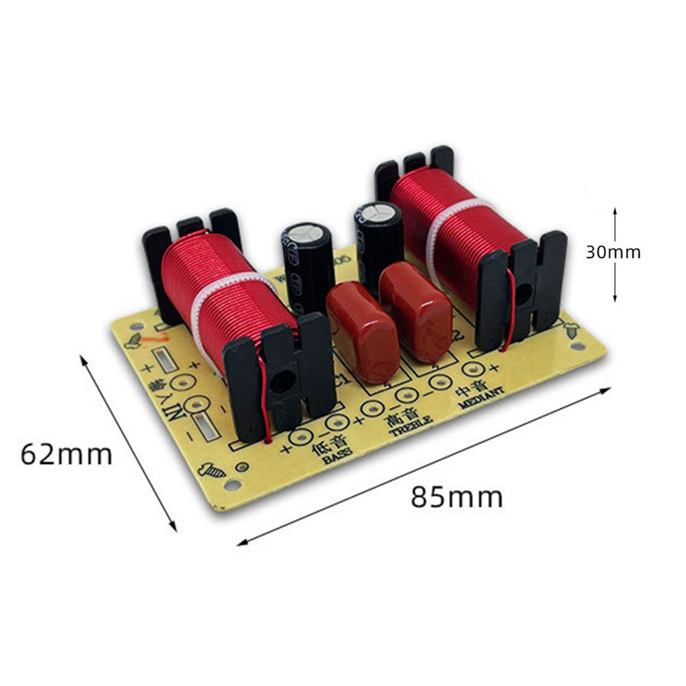 A# 3 Way Speaker Crossover Circuit Treble Midrange Bass Module ...