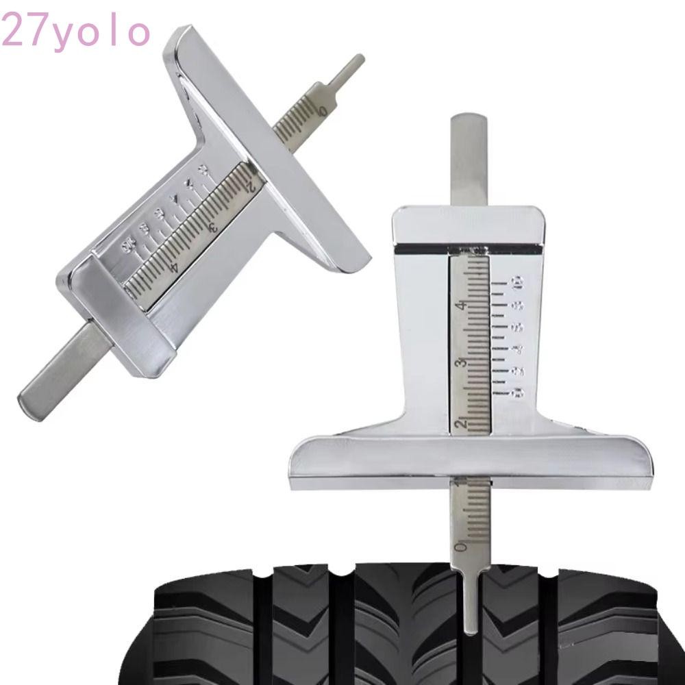 YOLO 2pcs Tire Tread Depth Gauge, Precision Professional Car Tire ...