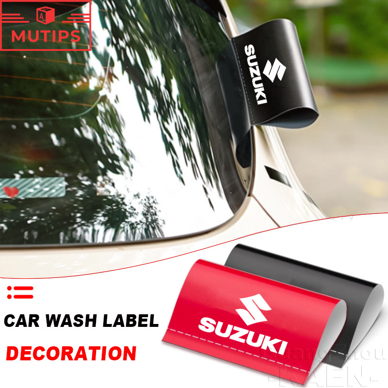 Suzuki Car/Motorcycle Wash Label Trunk PVC Water Proof Sticker Auto ...