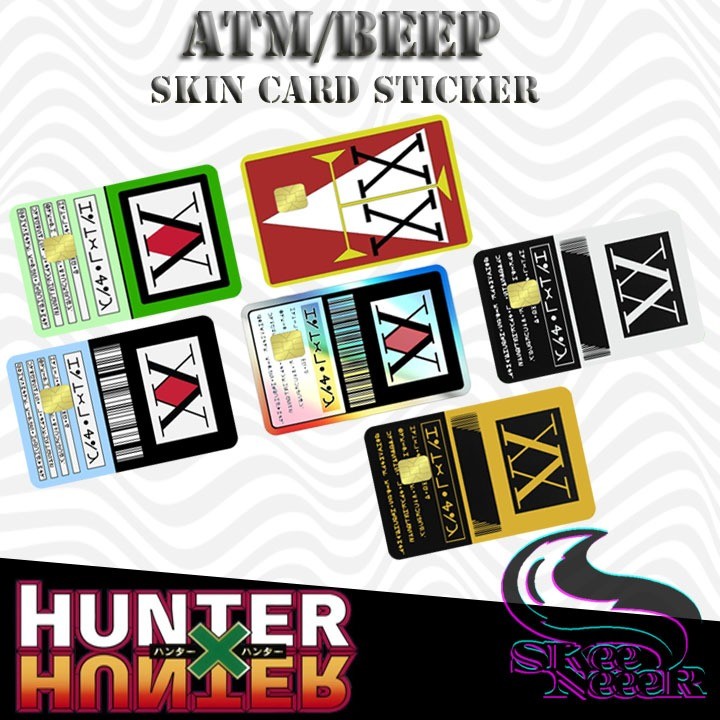 Hunter x Hunter Stickers for ATM or beep card HxH | Shopee Philippines
