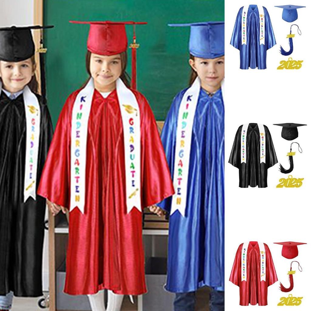 Kindergarten Graduation Cap Gown Preschool Graduation Stole 2025 ...