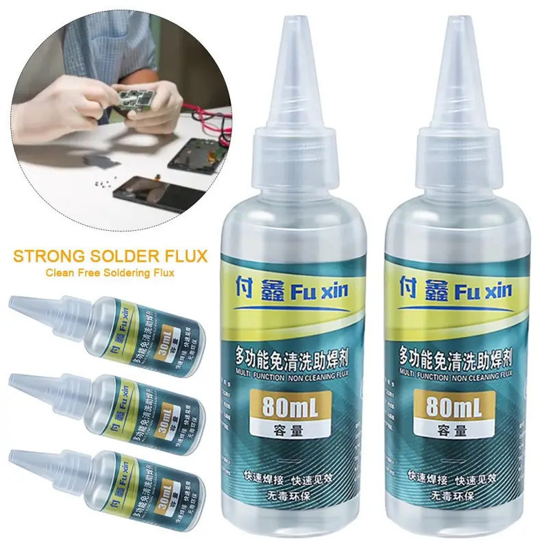 1pcs 30ml / 80ml Stainless Steel Flux Battery Electrode Soldering Quick ...