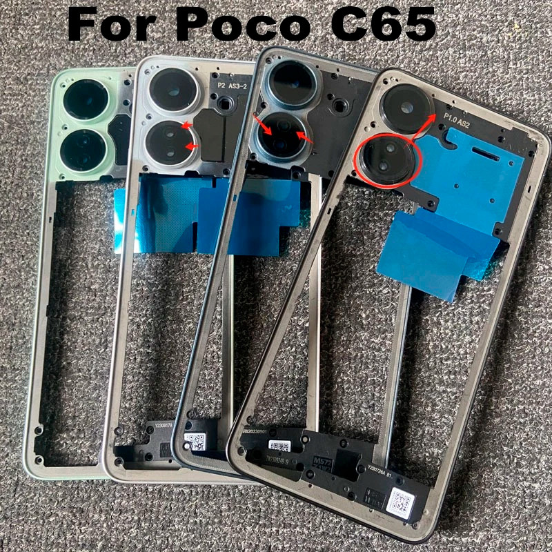 For Xiaomi Poco C65 Middle Frame Best Mobile Phone Repair Accessories ...