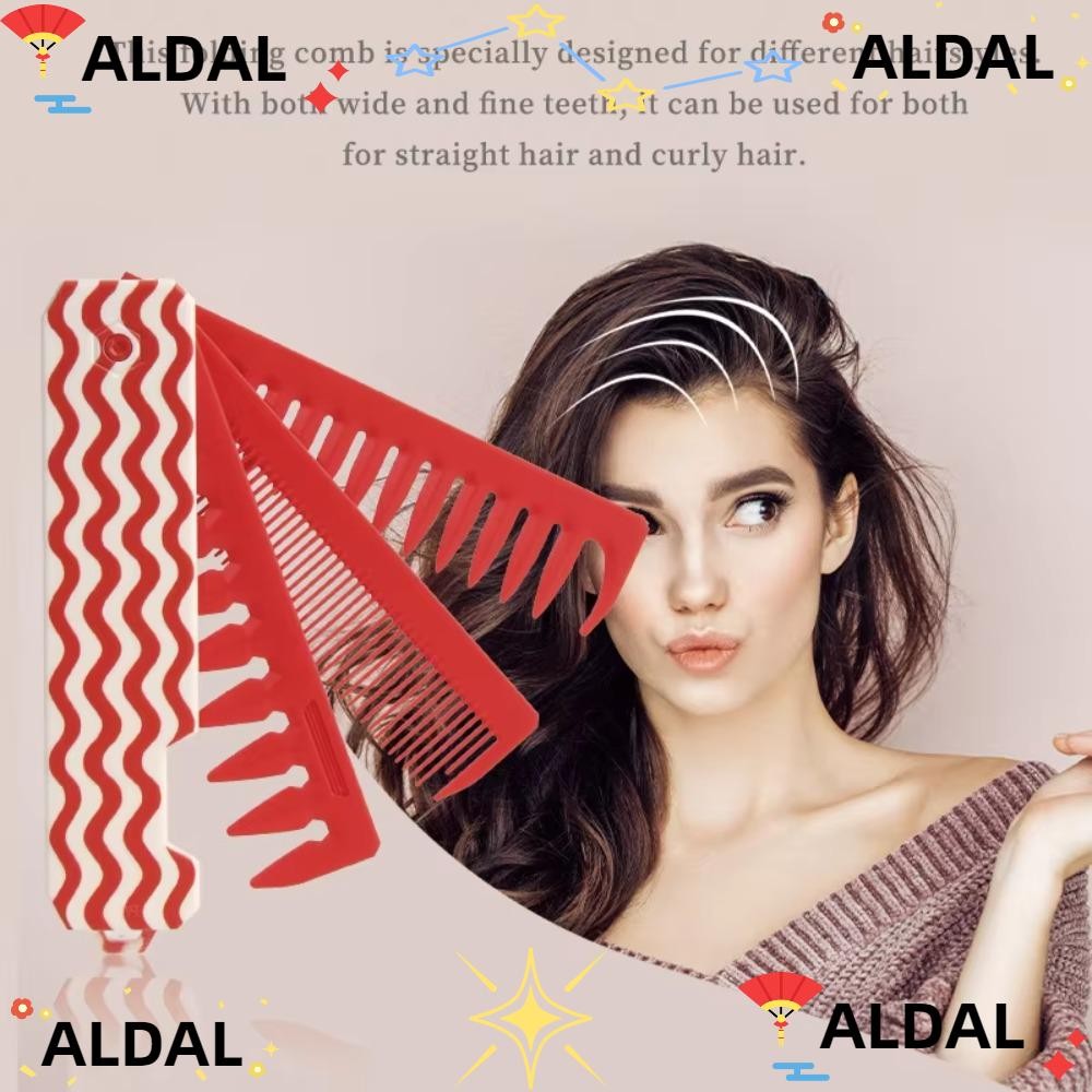 ALDAL Folding Hair Comb, Portable 3 In 1 Folding Pocket Comb, Mini ...