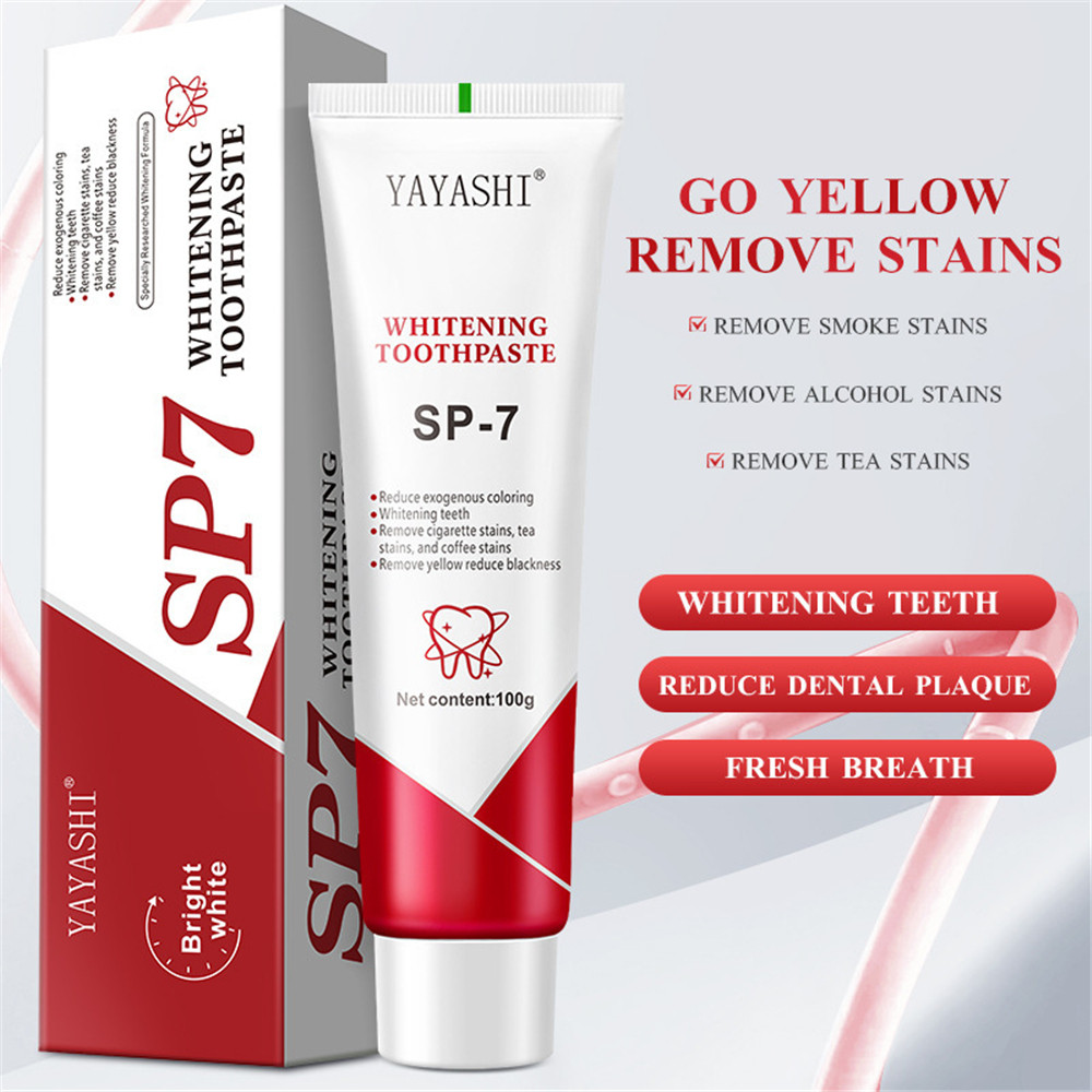 Tattielove YAYASHI SP7 Probiotic Toothpaste Probiotic Shark Brightening ...
