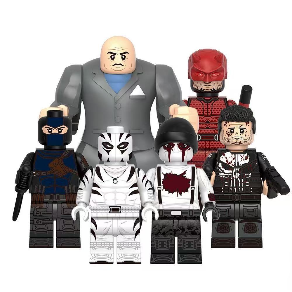 Superhero Action Figure Daredevil Kingpin White Tiger Muse Punisher ...