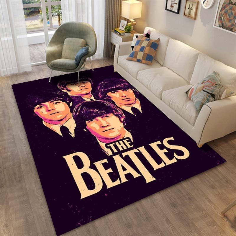 The Beatles Decor, Rock Music Band Poster Rug, Rock Band Decoration ...