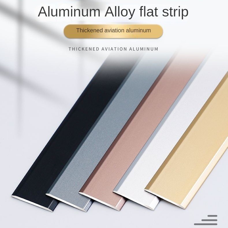 Self-Adhesive Aluminum Alloy Flat Floor Blank Holding Groove Threshold ...