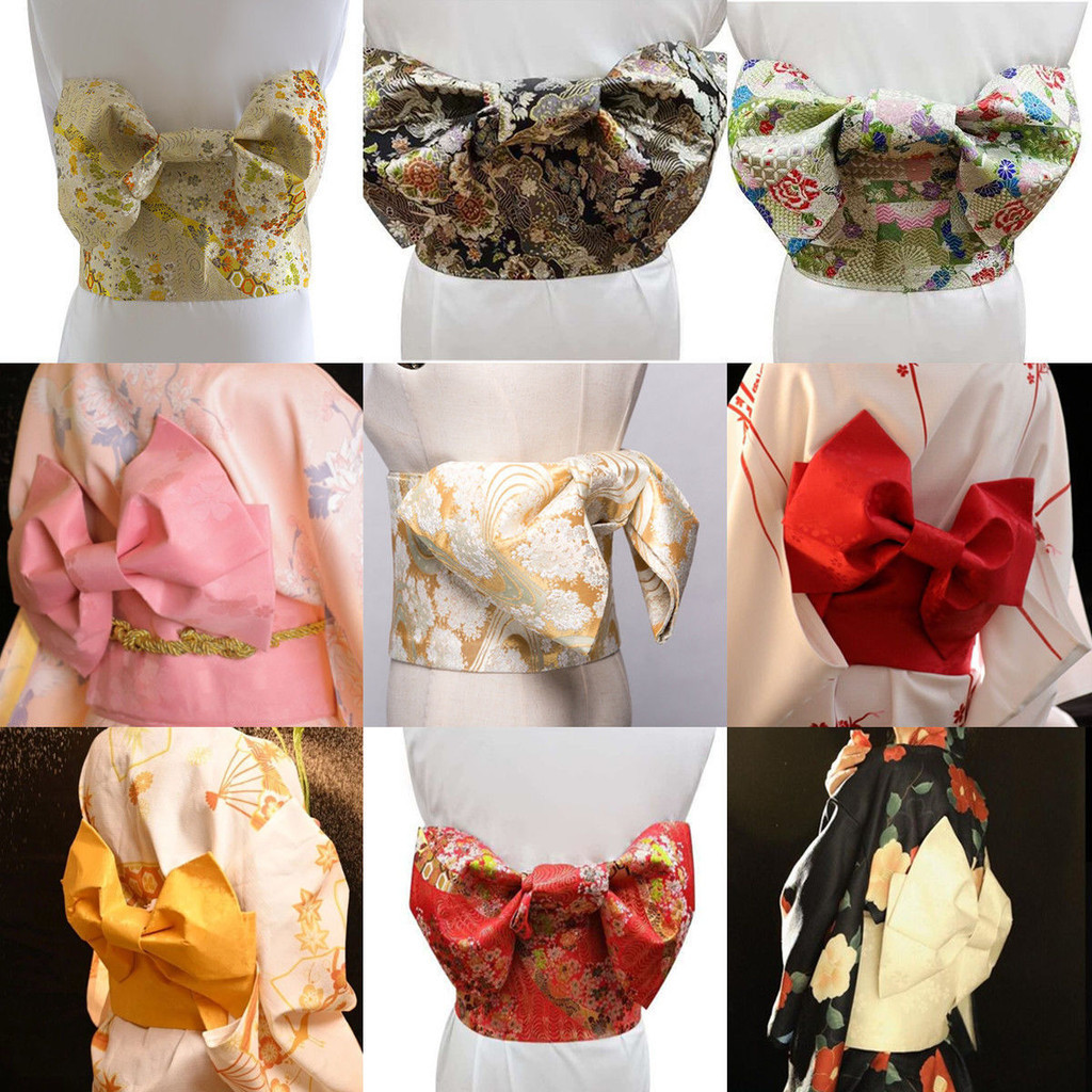 Japanese kimono yukata belt Japanese waist bow high-grade jacquard ...