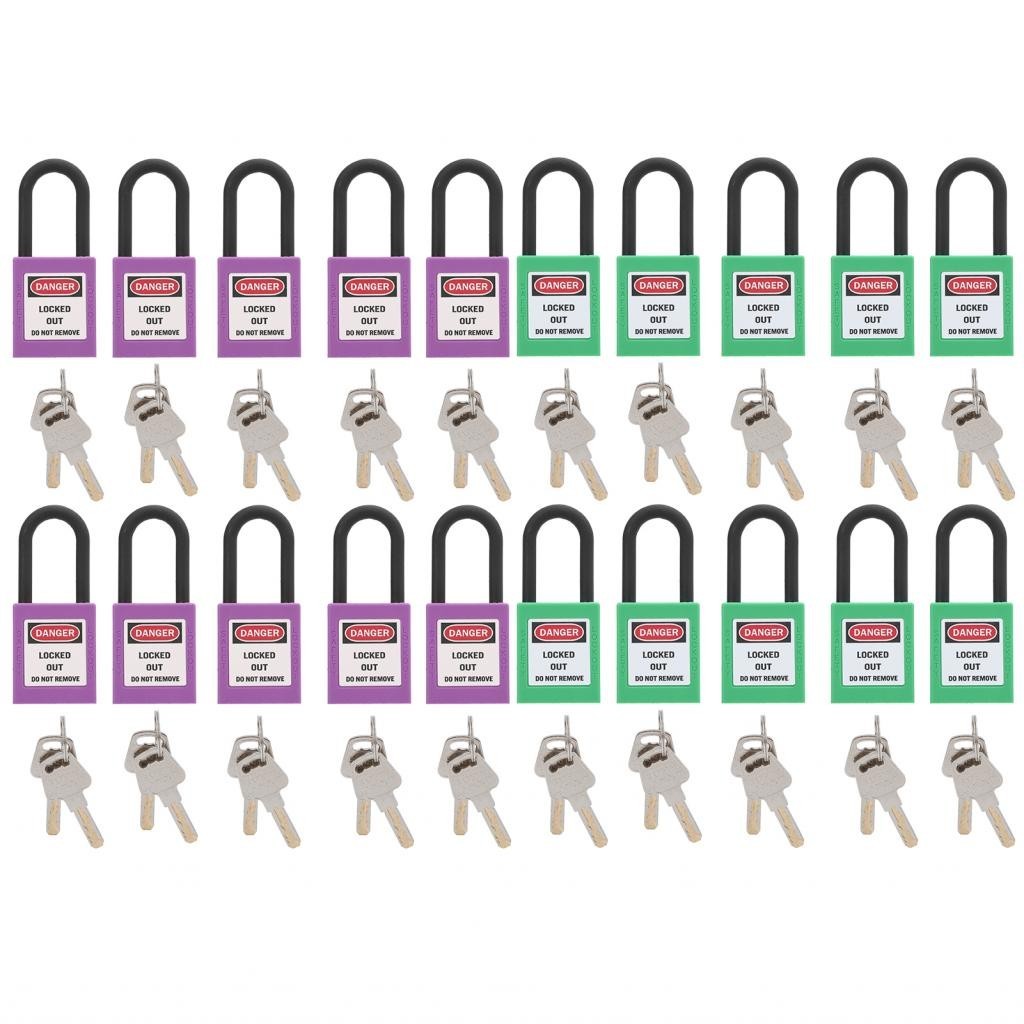 Stylish365 Safety Padlock Security Isolation Lock 38mm/1.5in for ...