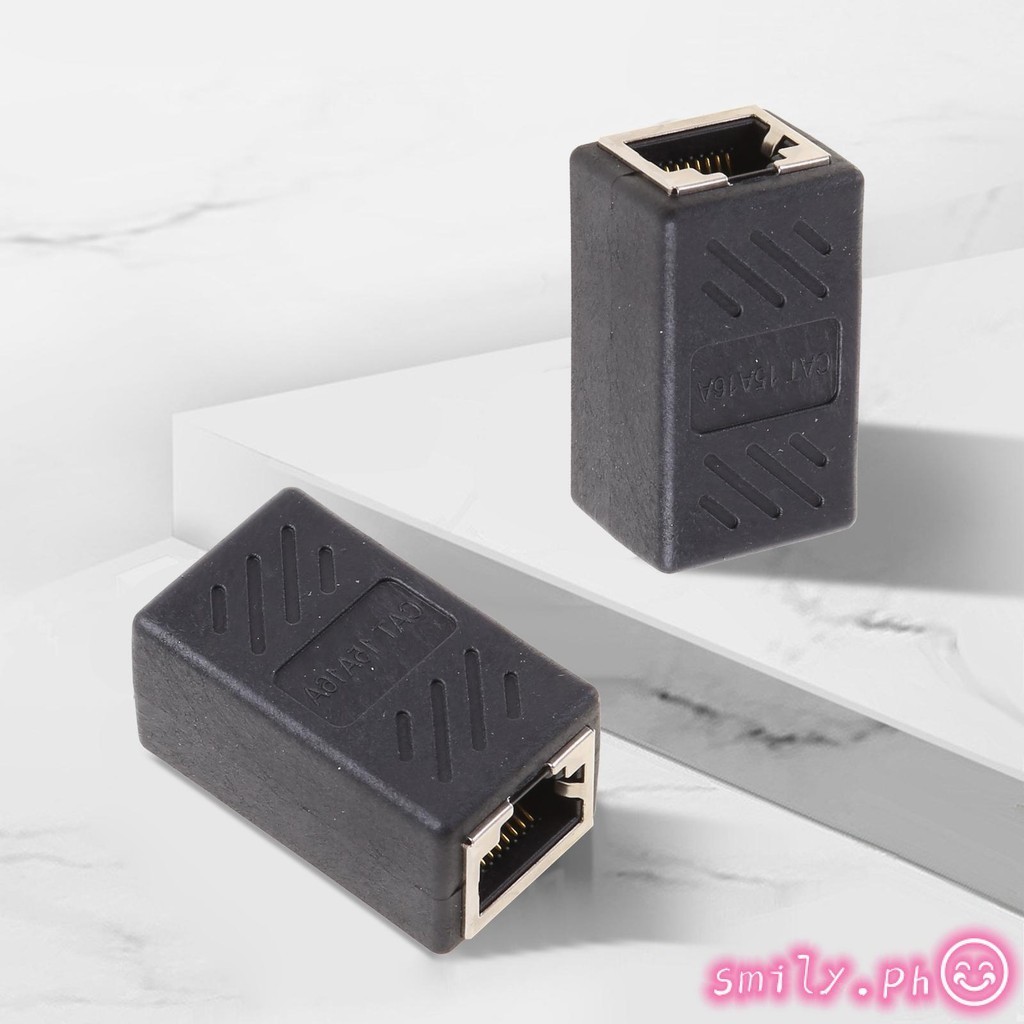 SMLILY RJ45 Straight-through Extender for Head Cable Connectors Lan ...