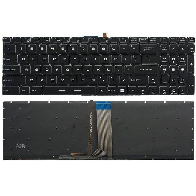 Laptop Keyboard For GP62 GP72 GL62 LG72 GL72 GP62VR GL63 GL72M GL73 US ...