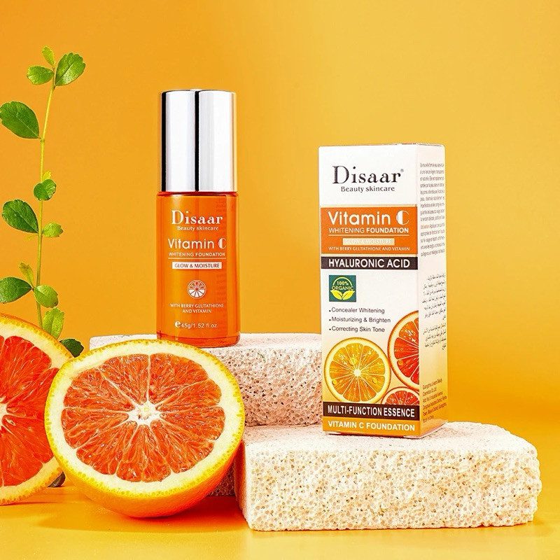 Disaar Vitamin C Whitening Foundation Correcting Skin Tone Concealer ...