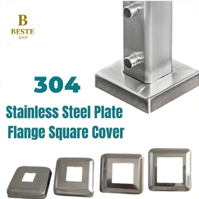 304 STAINLESS Foot Cover Square Tube Cover Rectangular Tube Cover 1PC ...