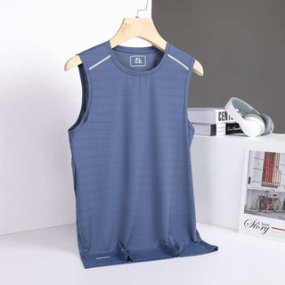 sando for men plus size gym sando for men Ice silk vest men's summer ...