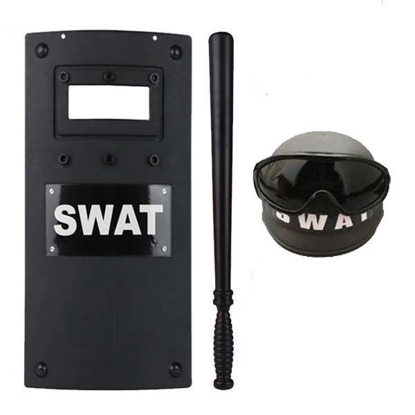 Children's Little Police Toy Shield Special Police Helmet Special ...