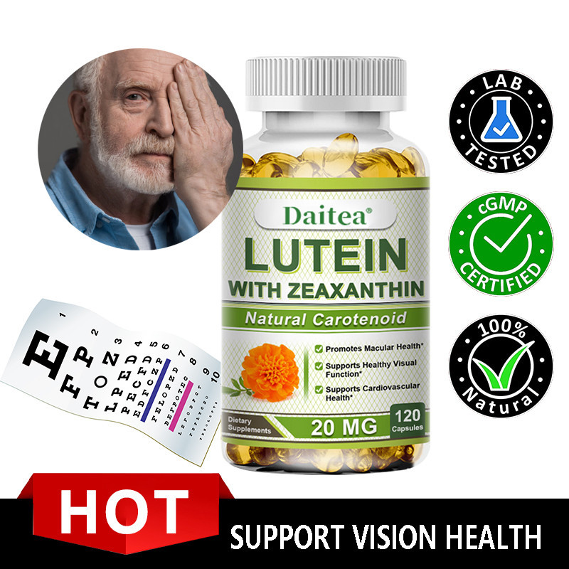 Contains Lutein and Zeaxanthin Extract Supplements,Suitable for Eye Fatigue,Dryness,and Blurred ...