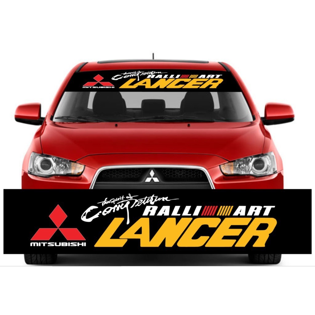 Mitsubishi Lancer Windshield Decal Sticker | Shopee Philippines