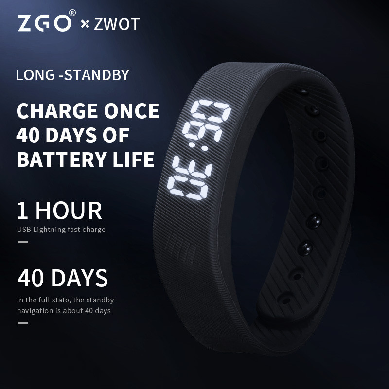 ZGO Smart Watch For Men Women Multifunctional Sports Bracelet Pedometer ...