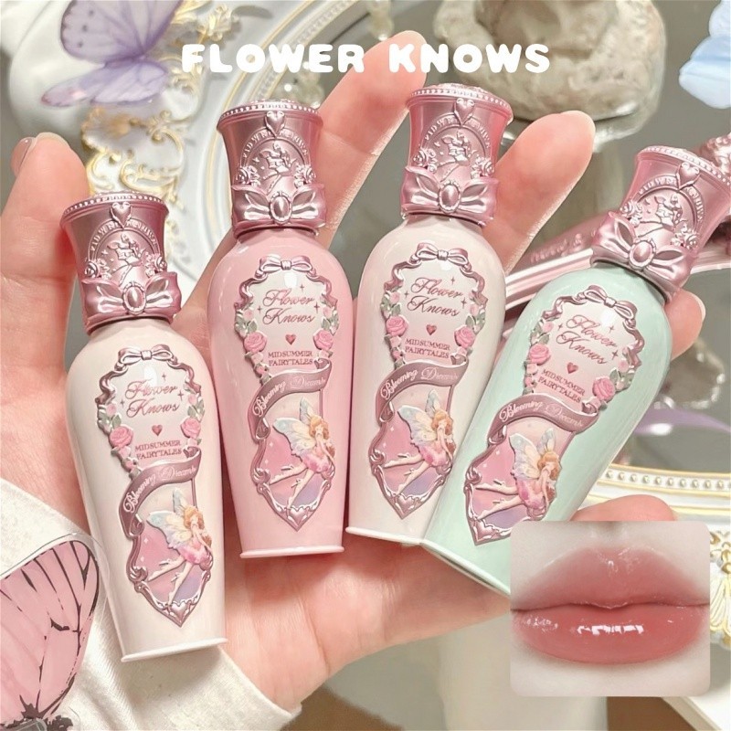 FLOWER KNOWS Lip Glaze Midsummer Night Series Film-forming Lip Gloss ...