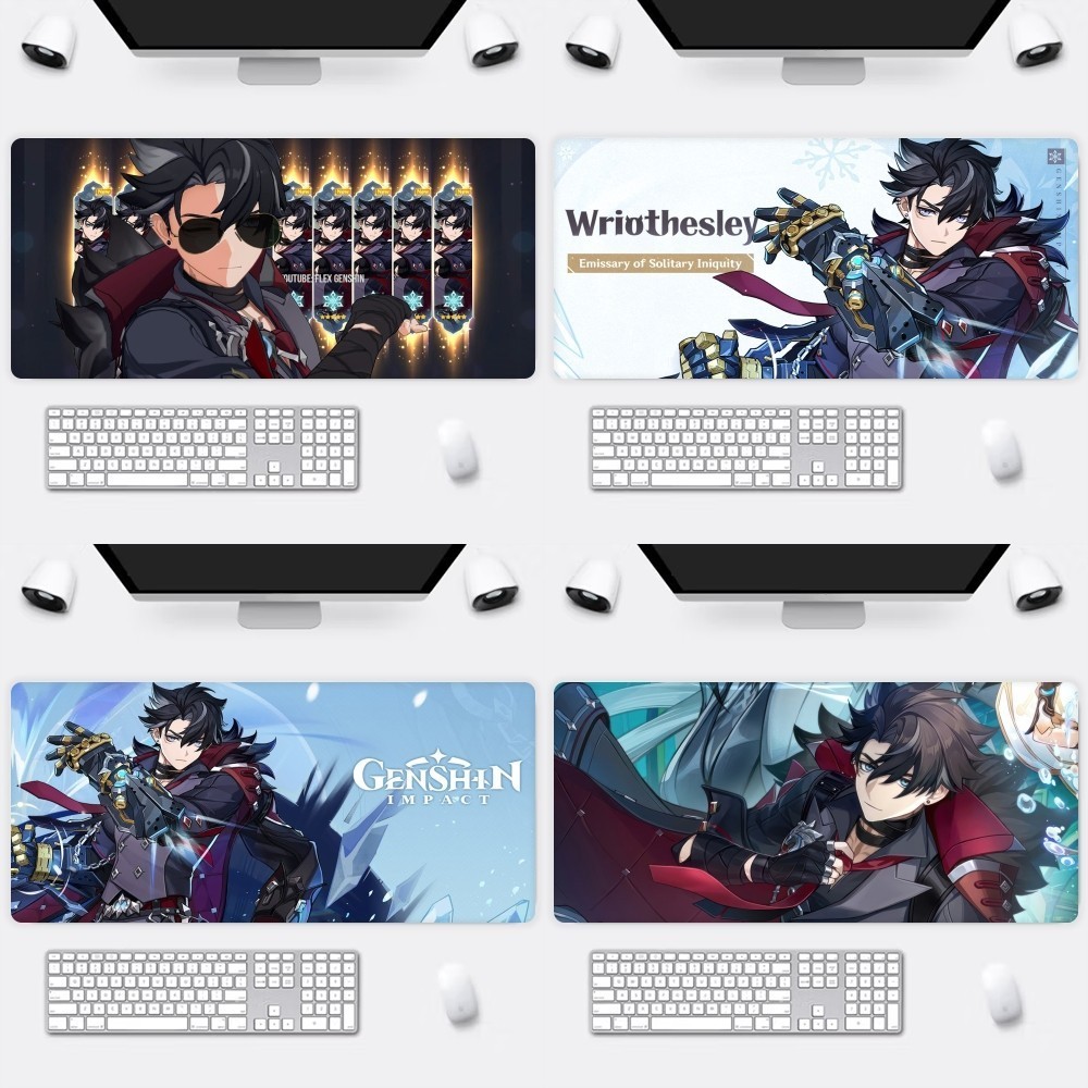 Game Genshin Impact Wriothesley Mousepad Office Large Small Mouse Mat ...