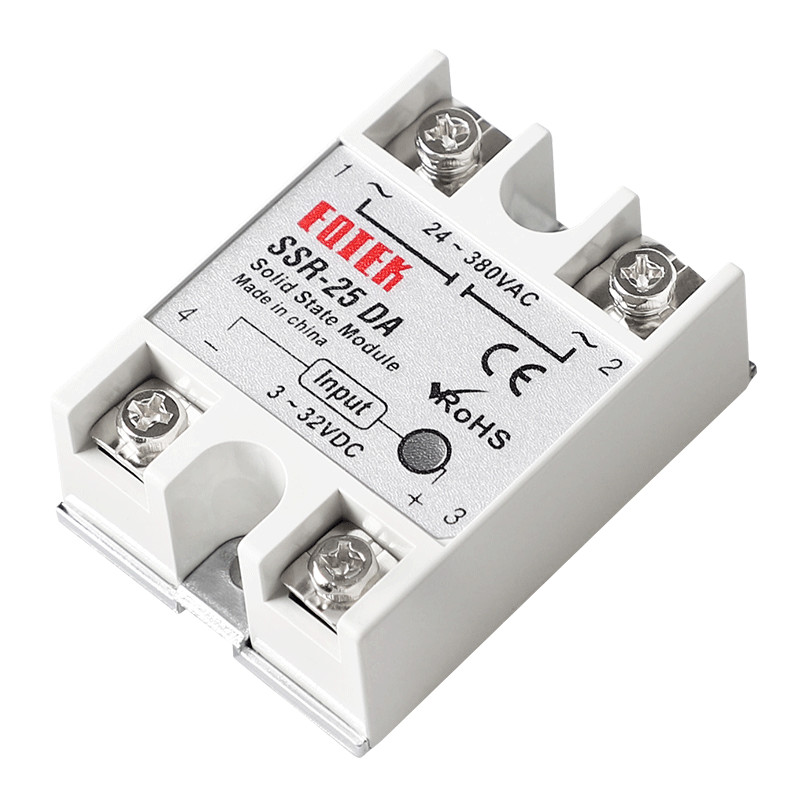 Ssr-25da Single Phase Solid State Relay 10DA 40DA (DC Control AC) | Shopee Philippines