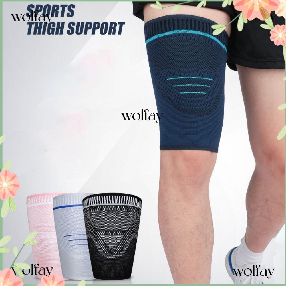 WOLFAY Thigh Sleeve, Thigh Protection Anti-Chafing Compression Pain ...