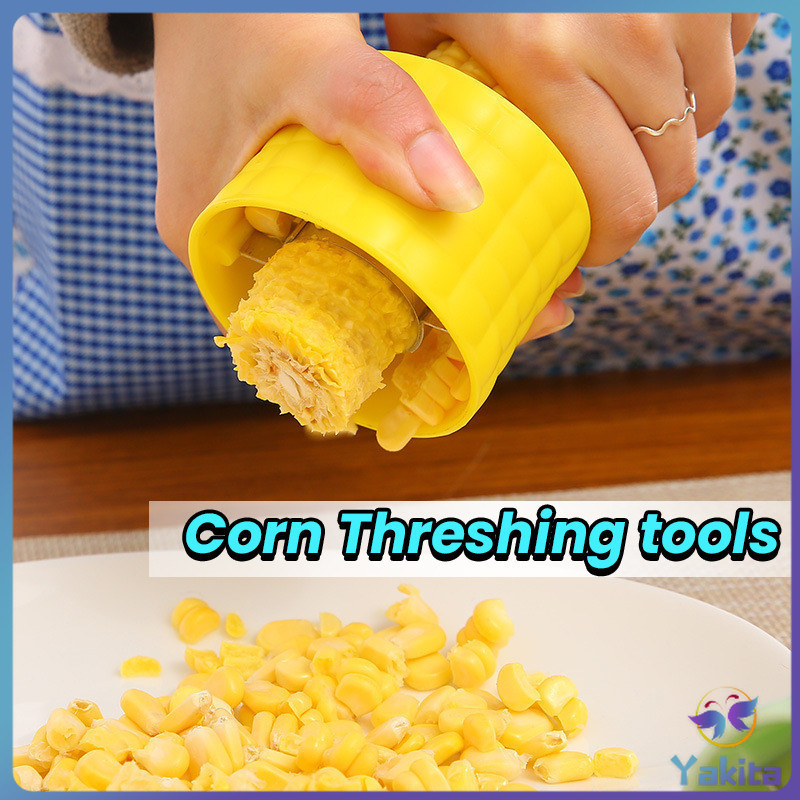 Yaki Creative Corn Stripper Stainless Steel Corn Cob Remover Cutter ...
