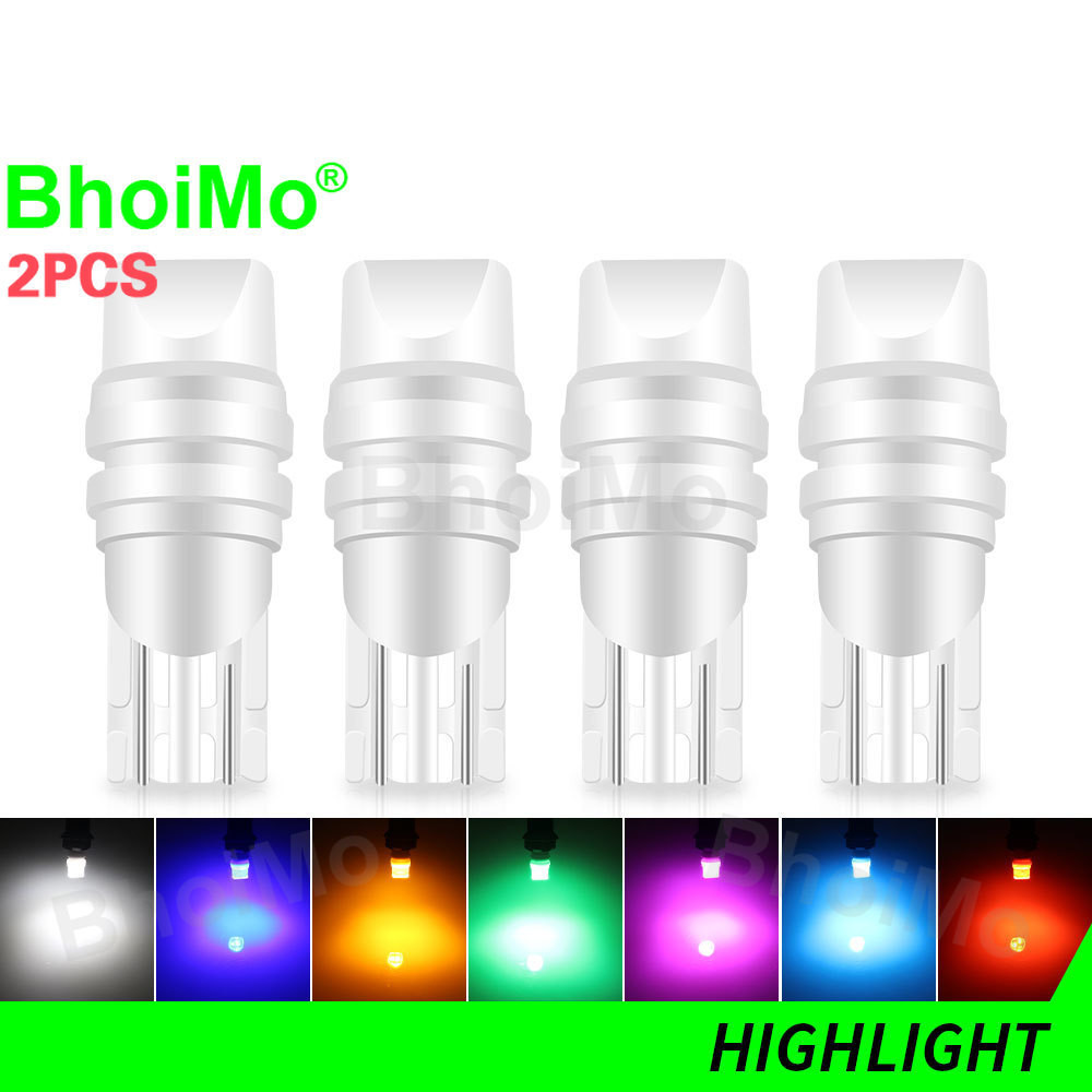 BhoiMo 2PCS Ceramics Colorful Lens T10 Led park light 2835 Instrument ...