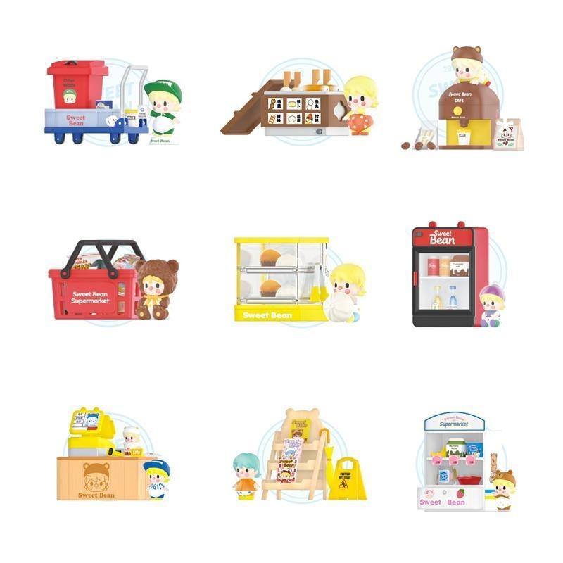 P POP MART Sweet Beans 24 Hours Convenience Store Series popmart ...
