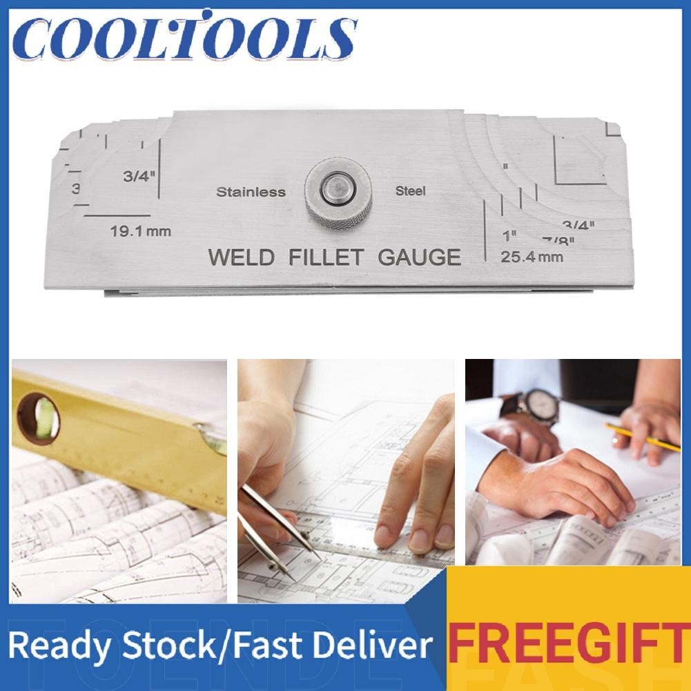 Cooltools Welding Gauge Gage Test Ulnar Welder Inspection Both Inch And ...
