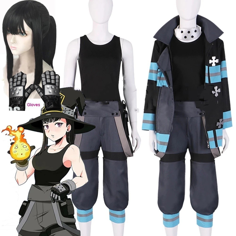 ~Maki Oze Cosplay Costumes Anime Fire Force Cosplay Costume Enn Enn no ...